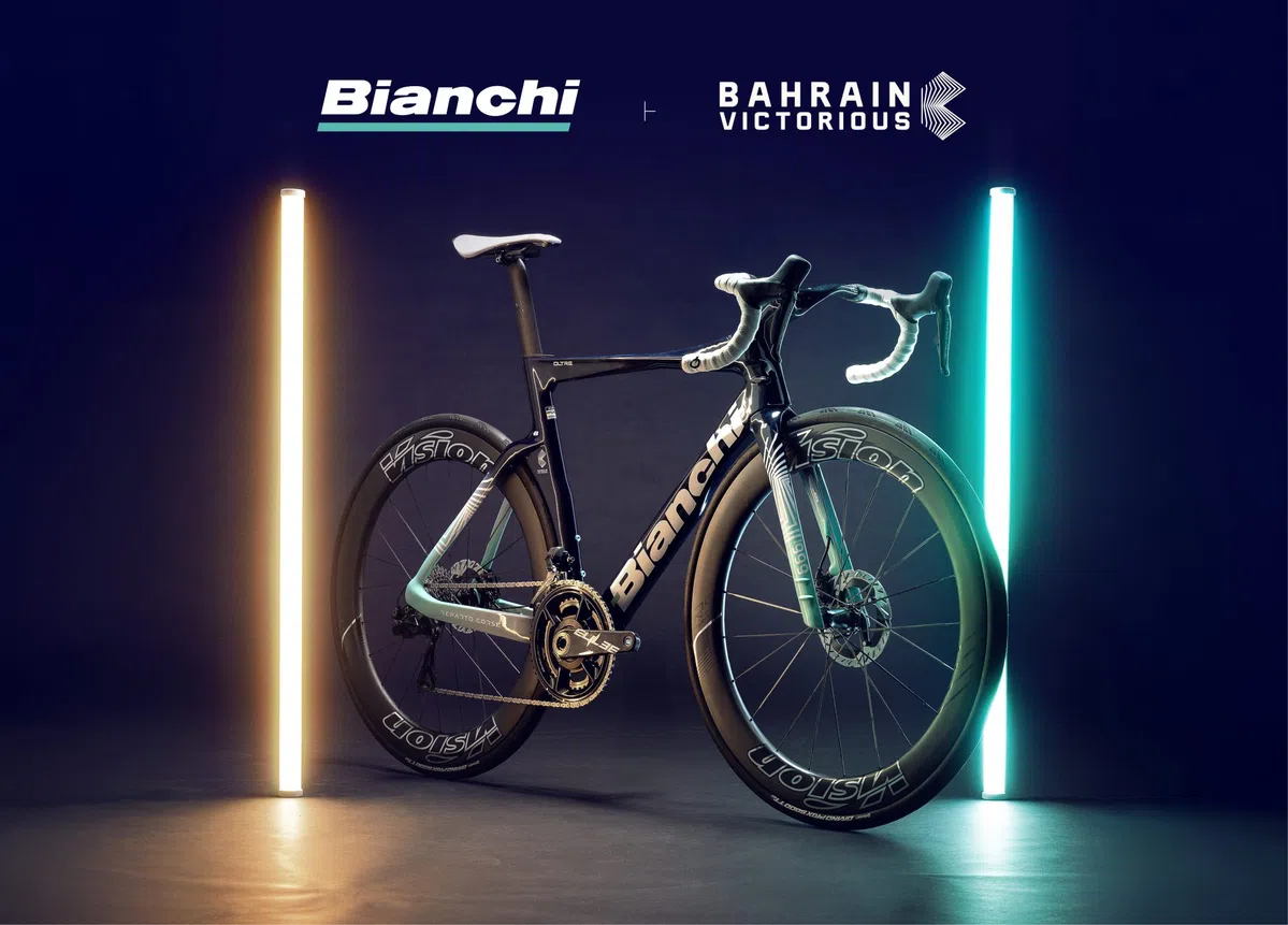 Bianchi nieuwe partner en technisch sponsor van Team Bahrain Victorious ...